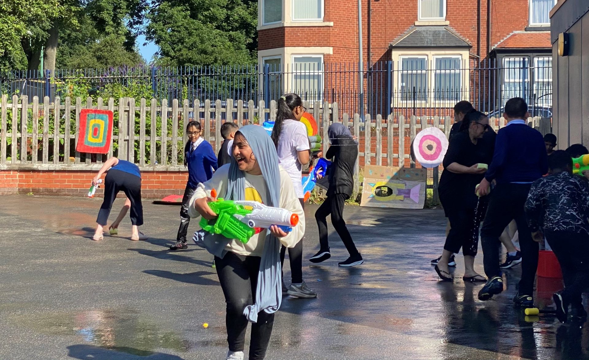 Year 6 Water Fight - Park View Primary Academy