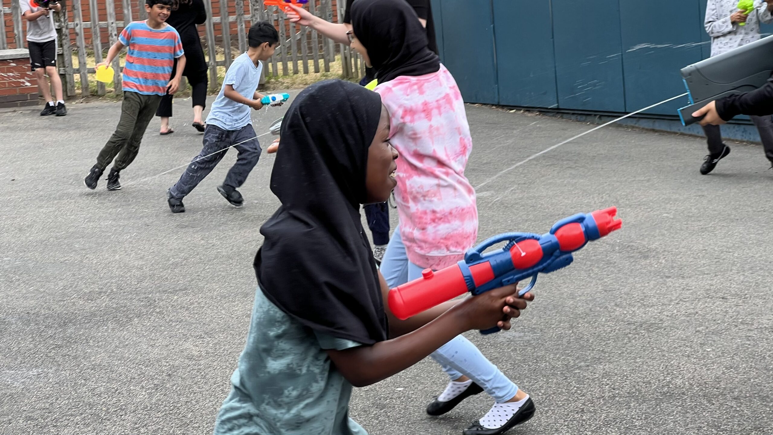 Year 6 Water Fight - Park View Primary Academy