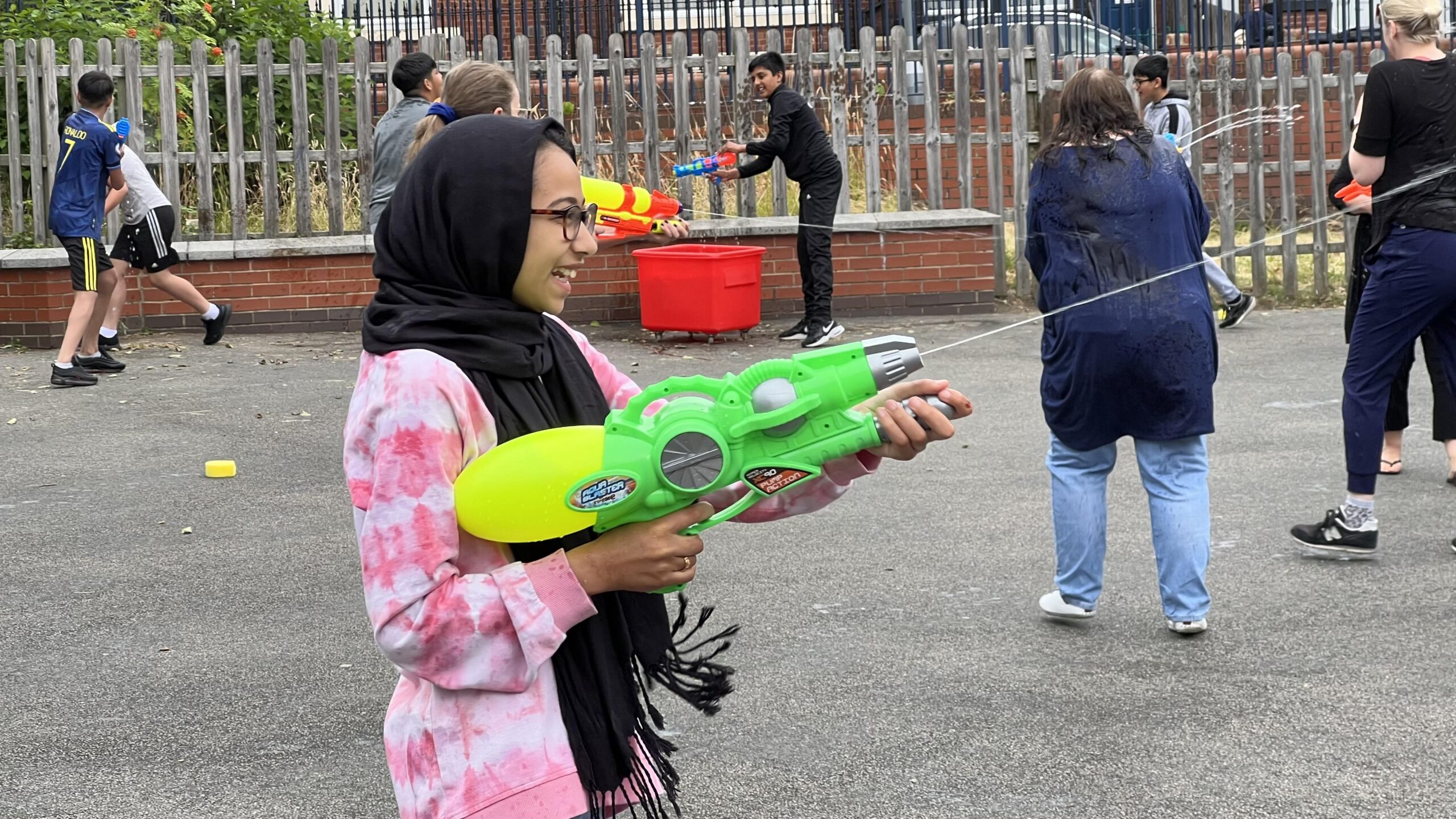 Year 6 Water Fight - Park View Primary Academy